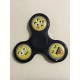 Fidget Spinner Toy Stress Reducer (Smiley Faces Confused Black) - Arz ...